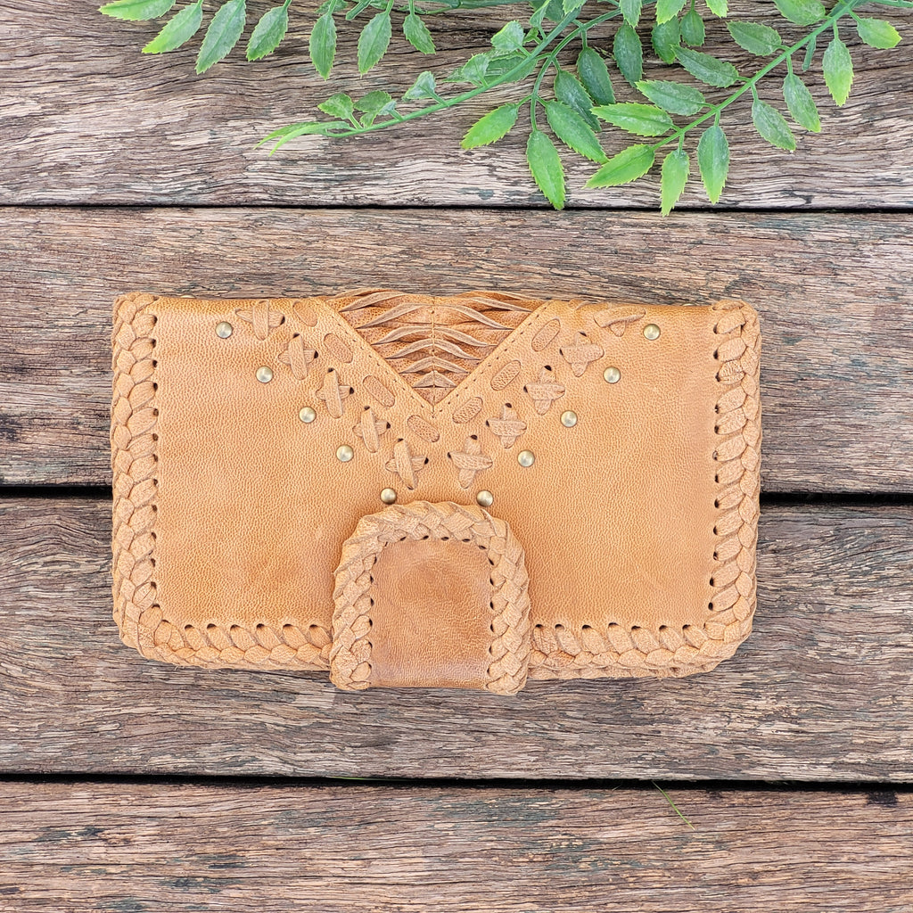 Aztec Wallet Small - Shed Leather