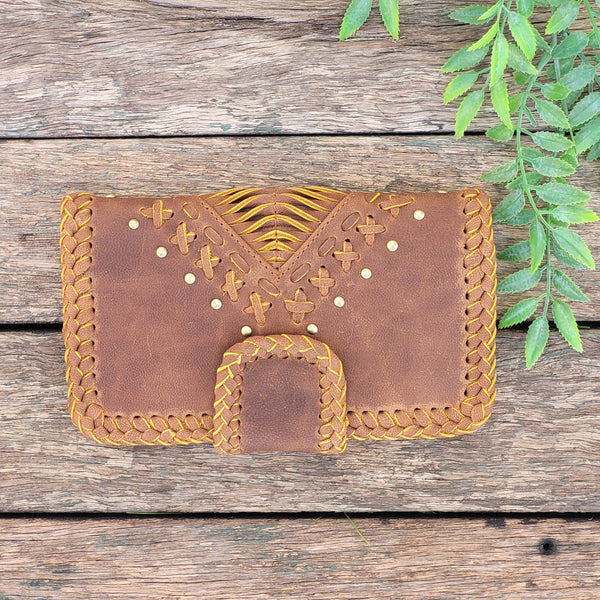 Aztec Wallet Small - Shed Leather
